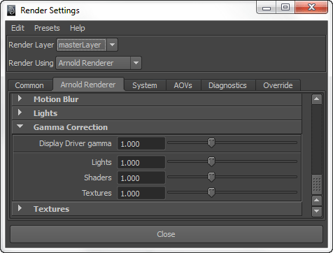 Linear Workflow | Arnold Support Corner
