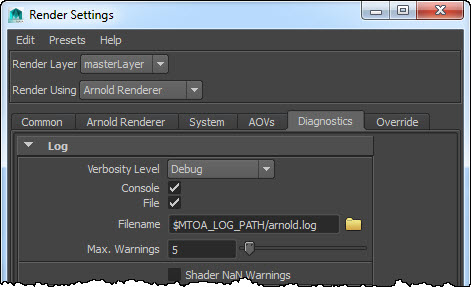 [MtoA] Finding your Arnold log file | Arnold Support Corner