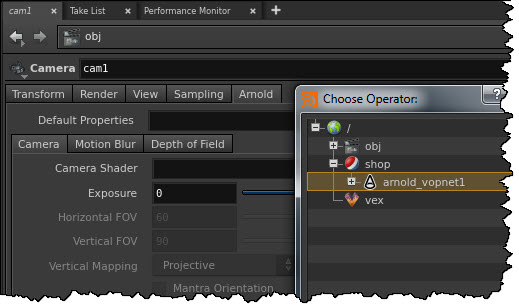 [HtoA] Using custom Arnold cameras in Houdini | Arnold Support Corner