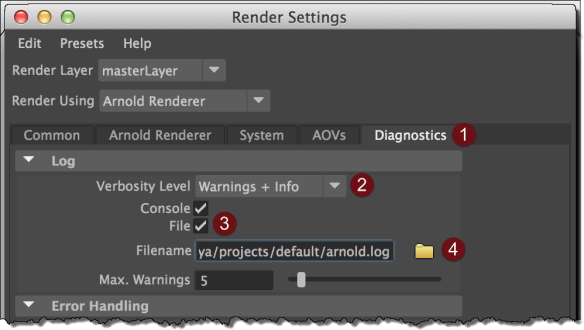 [OSX] Getting Arnold logs for batch renders | Arnold Support Corner