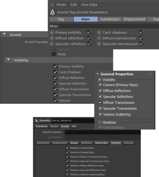 backdoor Arnold: setting visibility | Arnold Support Corner